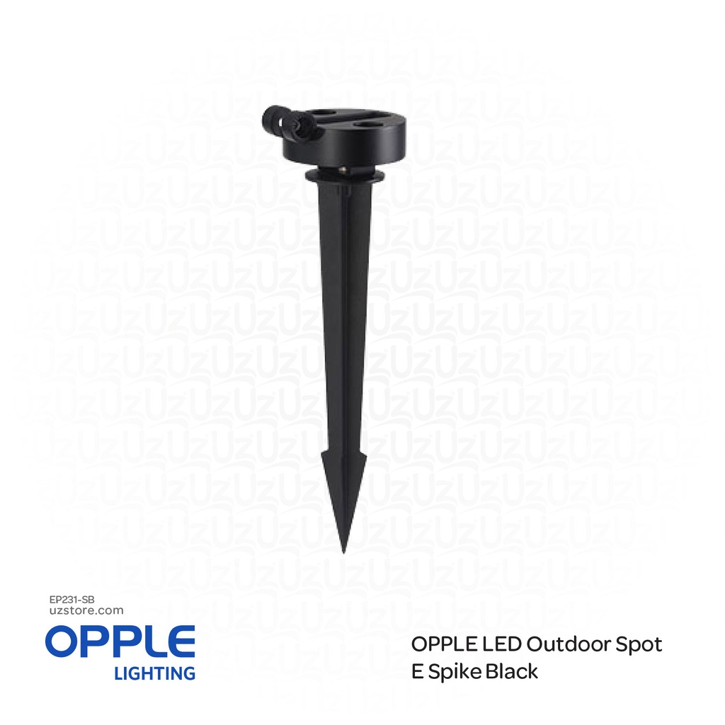 OPPLE LED Outdoor Spot E Spike Black , 709098000100 | UZ Store